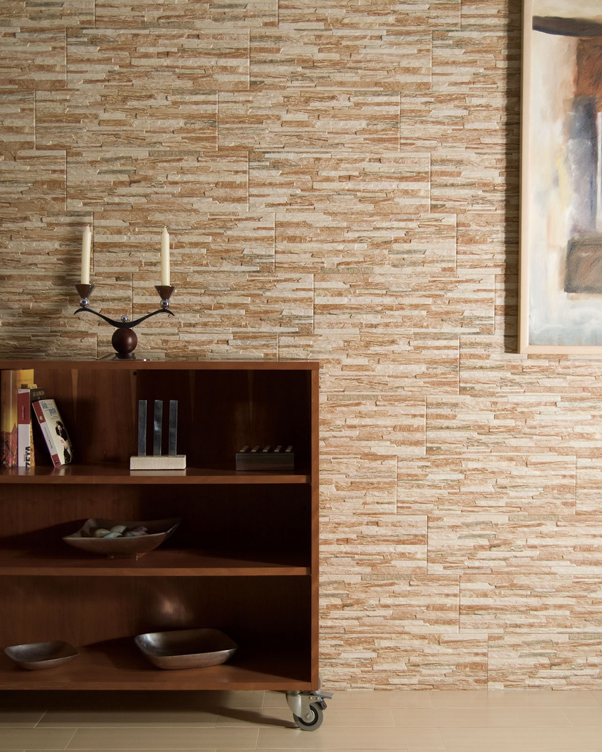 Porcelain tile look stone Blades 16,5X50 Oset