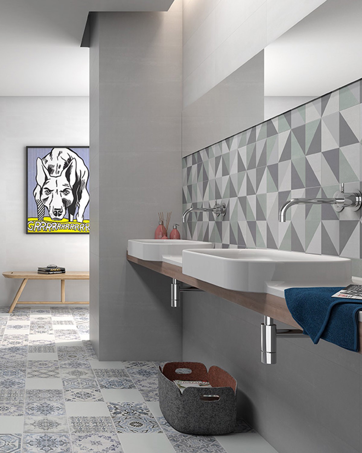 WALL TILE MALDEN 25X70 GEOTILES