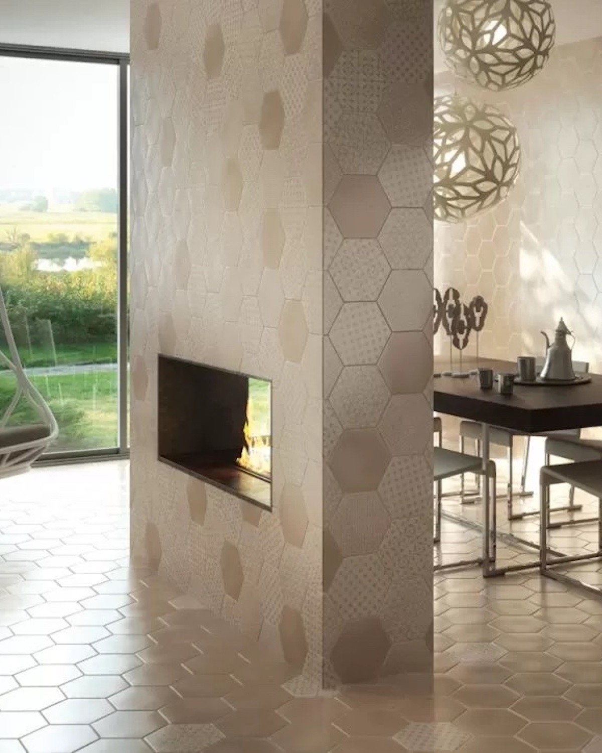 TILE MARRAKECH 15X17 HEX. MATE CEVICA