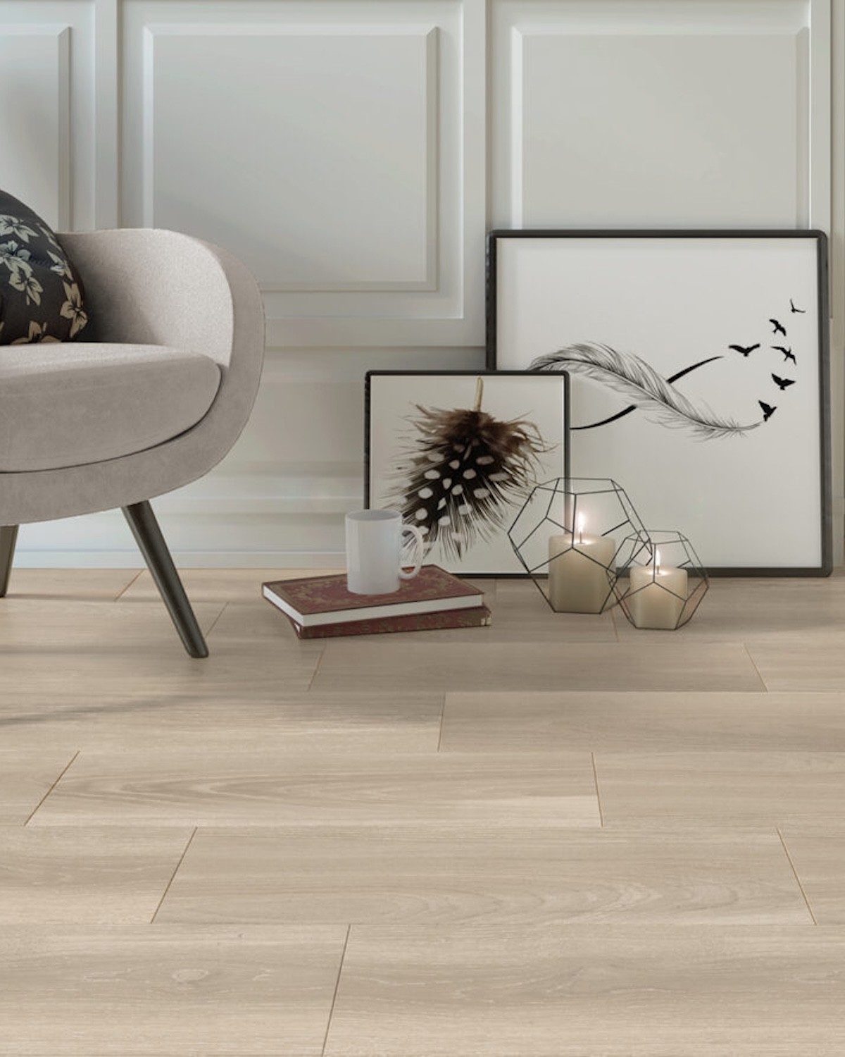 MATTE WOOD-EFFECT PORCELAIN TILE WILLOW 20X75 NAVARTI