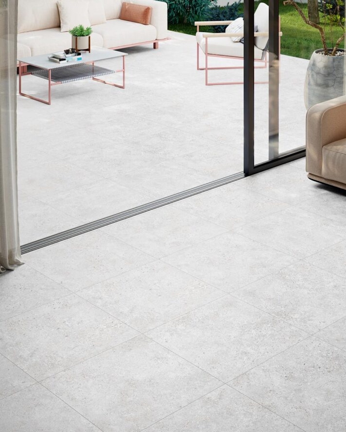 RED BODY FLOOR TILE MANHATTAN / LEVIN 45X45 NAVARTI