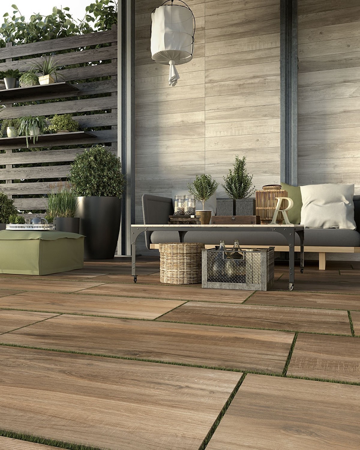 WOOD-EFFECT PORCELAIN TILE NORTH WIND 40X122 FP2 2CM TUSCANIA
